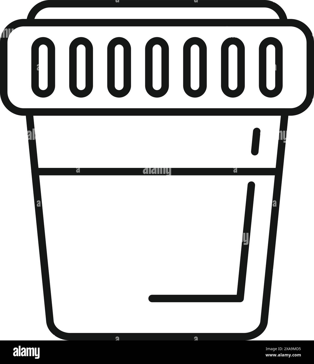 Showing a graduated beaker, often used by chemists and scientists Stock ...