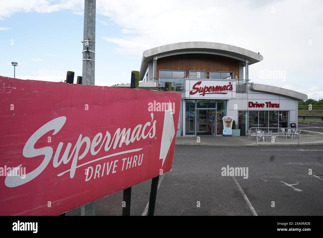 The Supermac's at Trim Retail Park, County Meath, in the Republic of ...