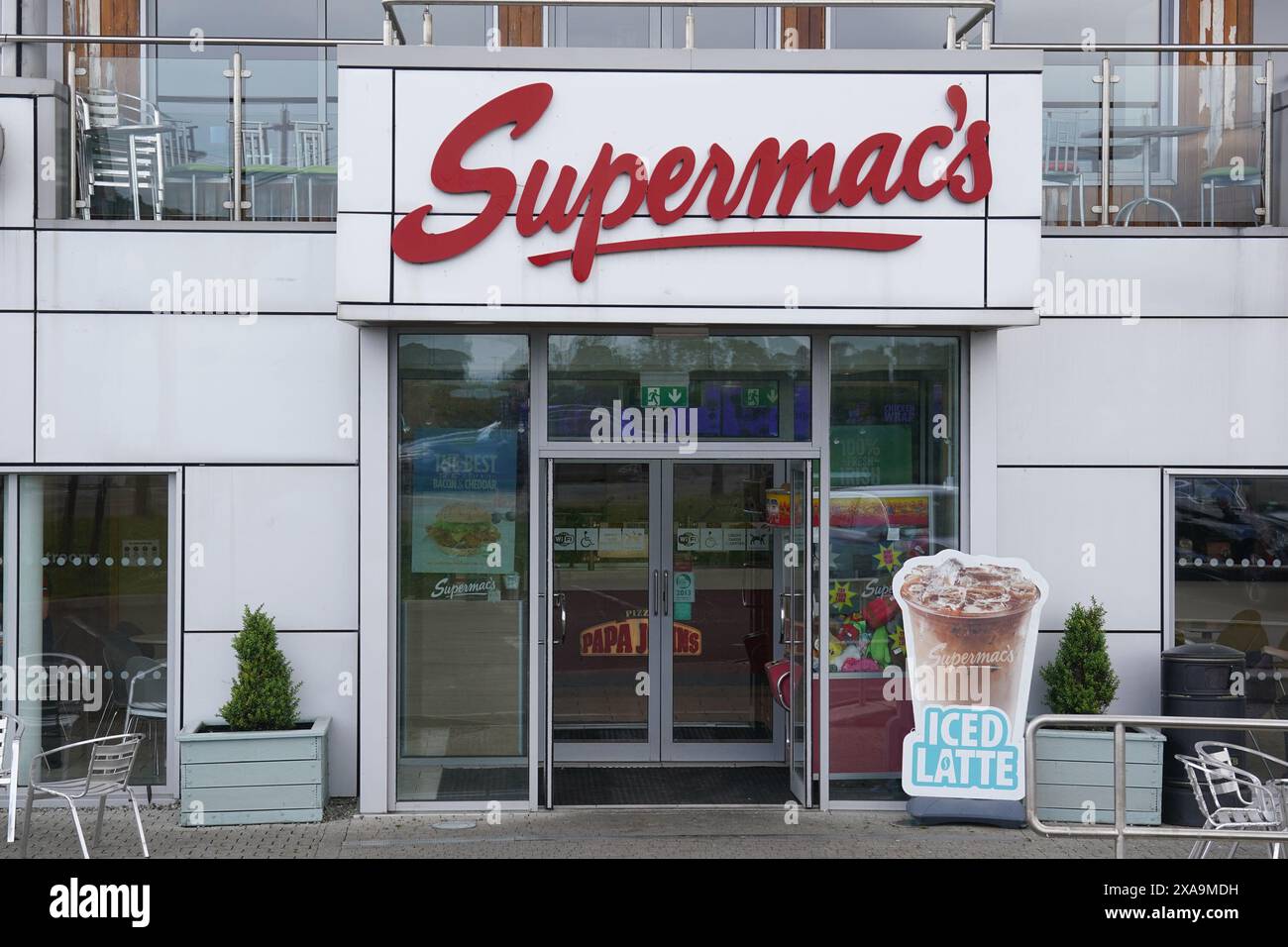 The Supermac's at Trim Retail Park, County Meath, in the Republic of ...