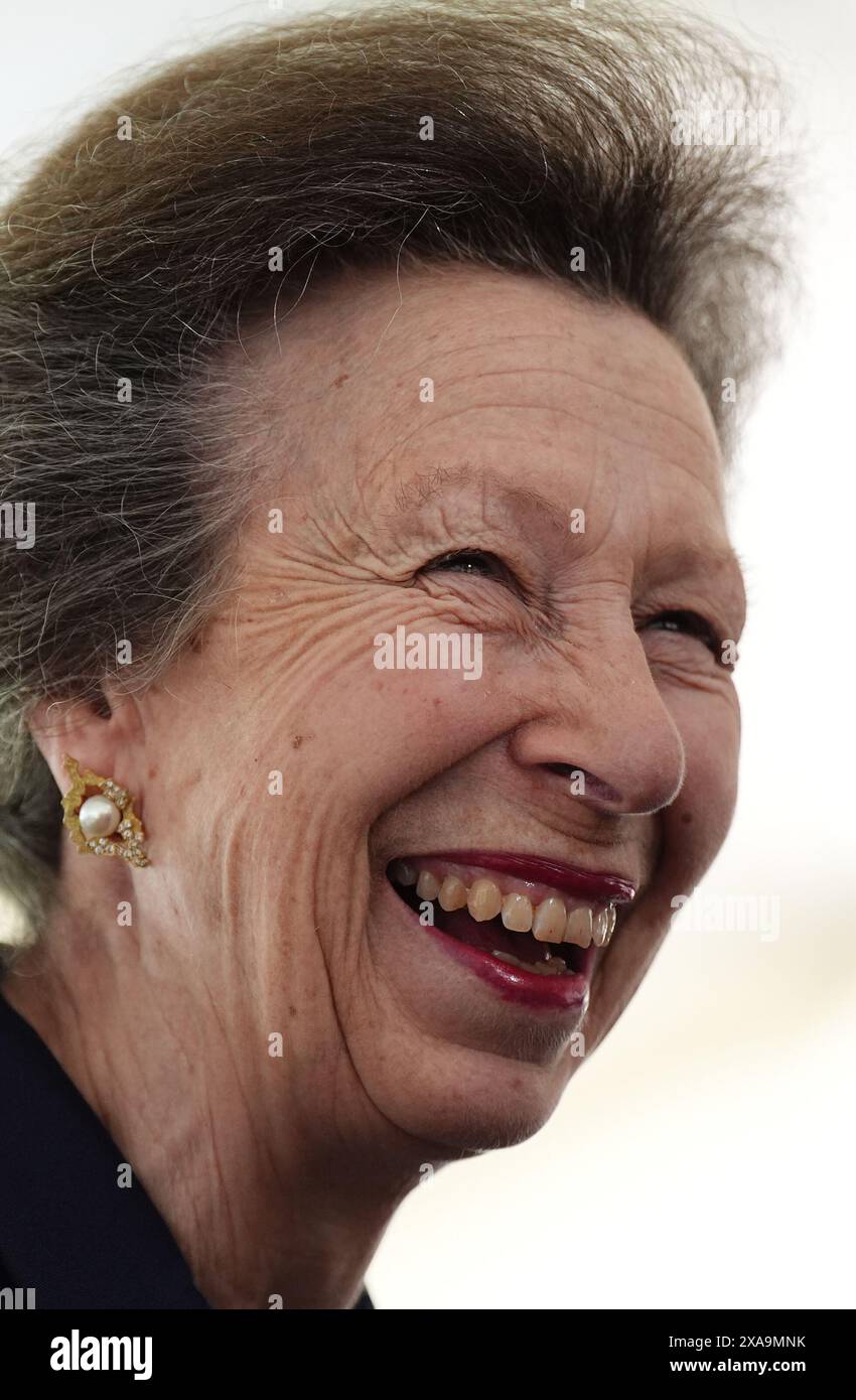 The Princess Royal talks with veterans at the Royal British Legion ...