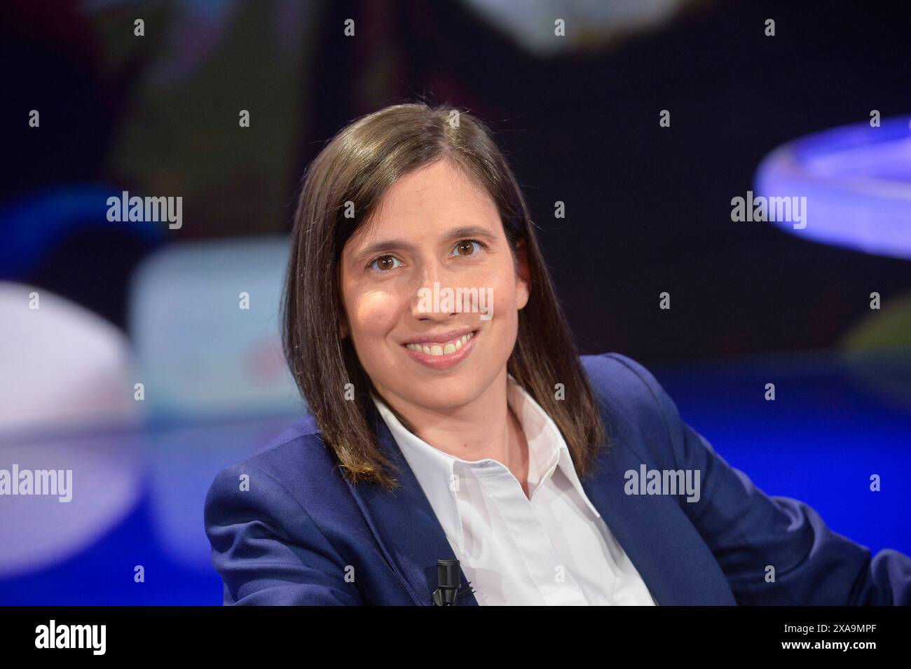 Rome, Italy. 05th June, 2024. ROME - Elly Schlein during the Porta a ...