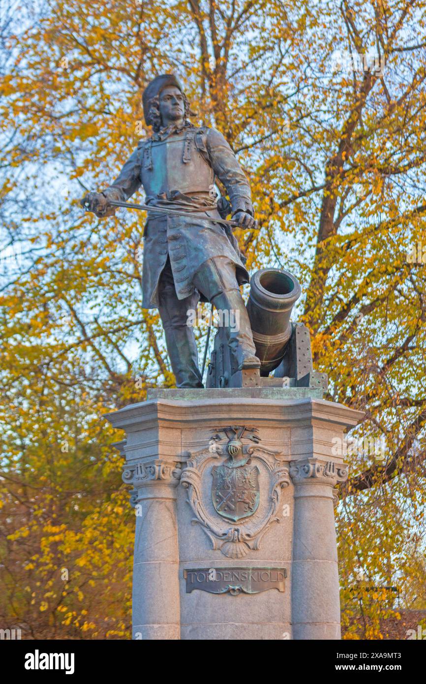 Oslo, Norway - October 30, 2016: Bronze Statue of Naval Officer Peter ...