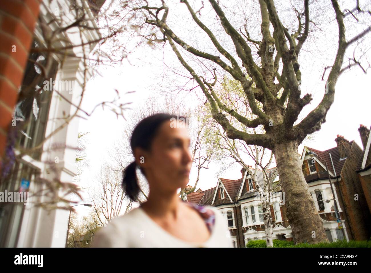 Writer Monica Ali at her London home during an interview in her front ...