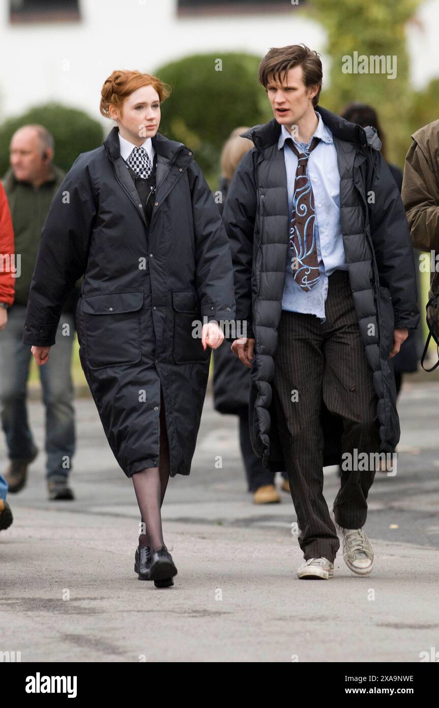 Dr Who filming in Cardiff today Monday 5/10/09. The new Doctor Matt ...