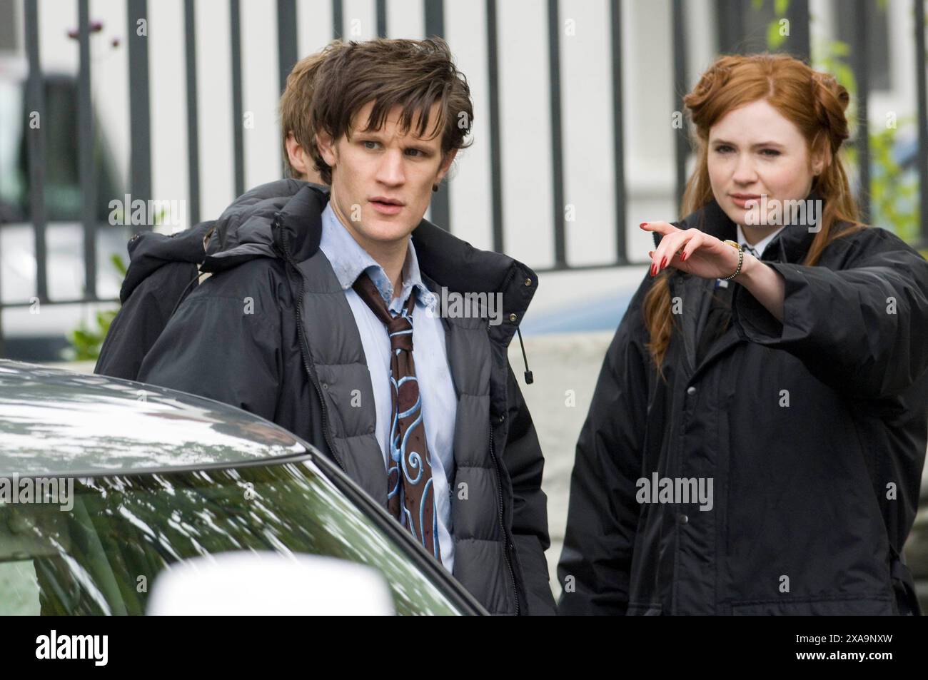 Dr Who filming in Cardiff today Monday 5/10/09. The new Doctor Matt ...