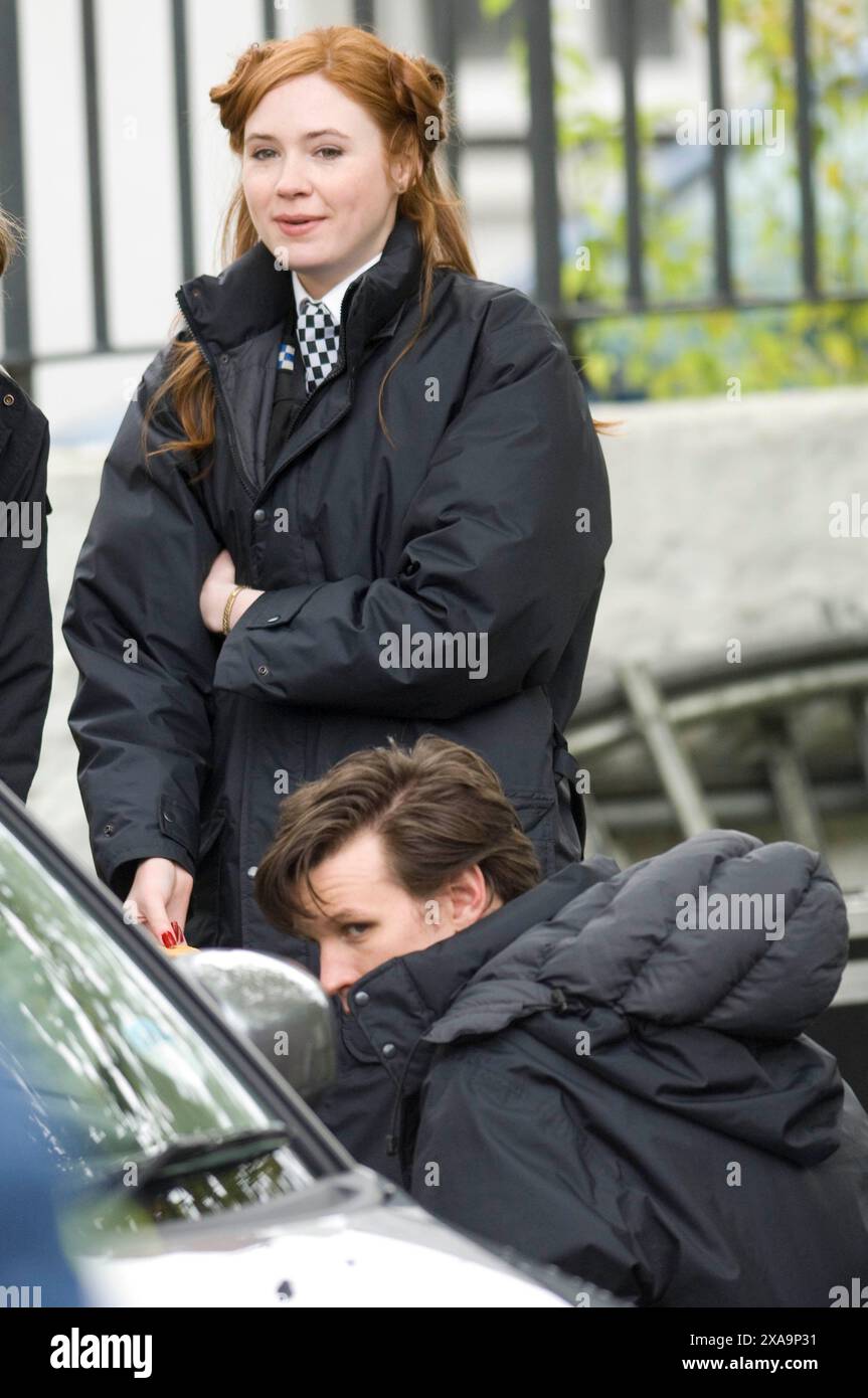 Dr Who filming in Cardiff today Monday 5/10/09. The new Doctor Matt ...