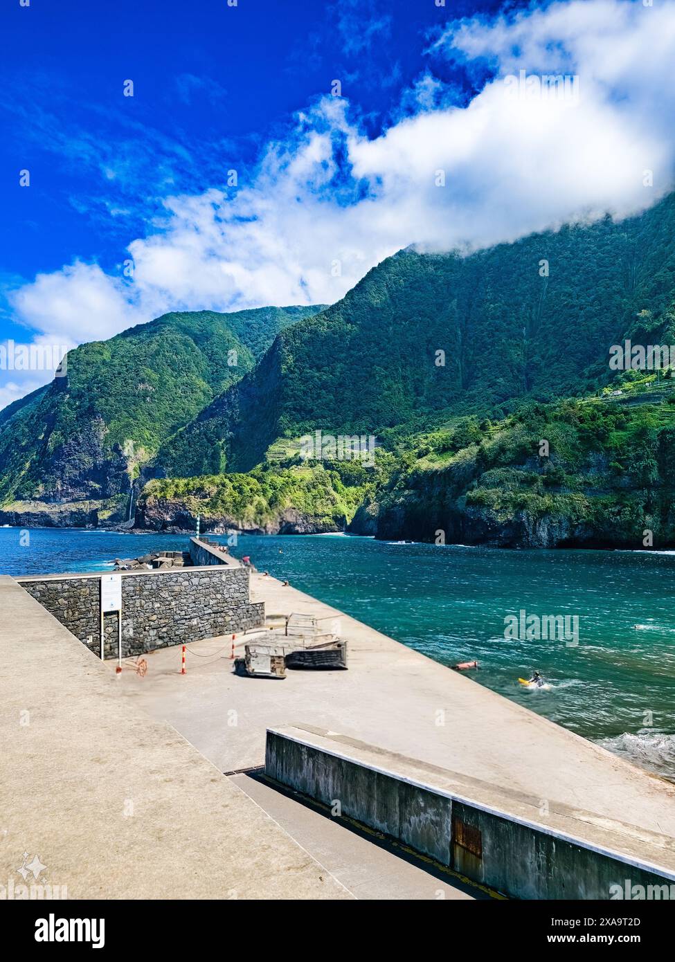 Serene beach volcanic rocks hi-res stock photography and images - Alamy