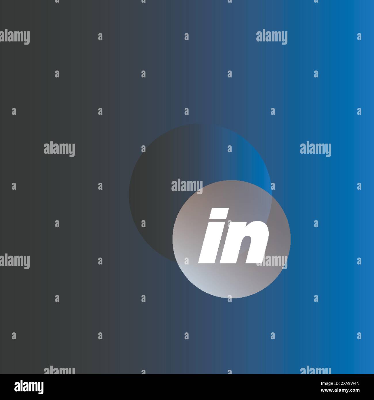 Linkedin icon button Stock Vector Image & Art - Alamy