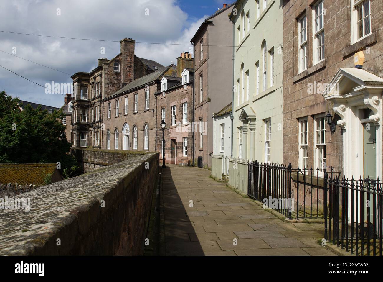 Historic Berwick upon Tweed town walls, the Border Town in ...