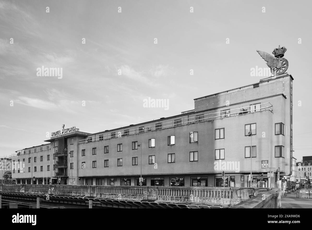 Hotel Astoria, designed by Ole Falkentorp, 1935; Copenhagen, Denmark ...