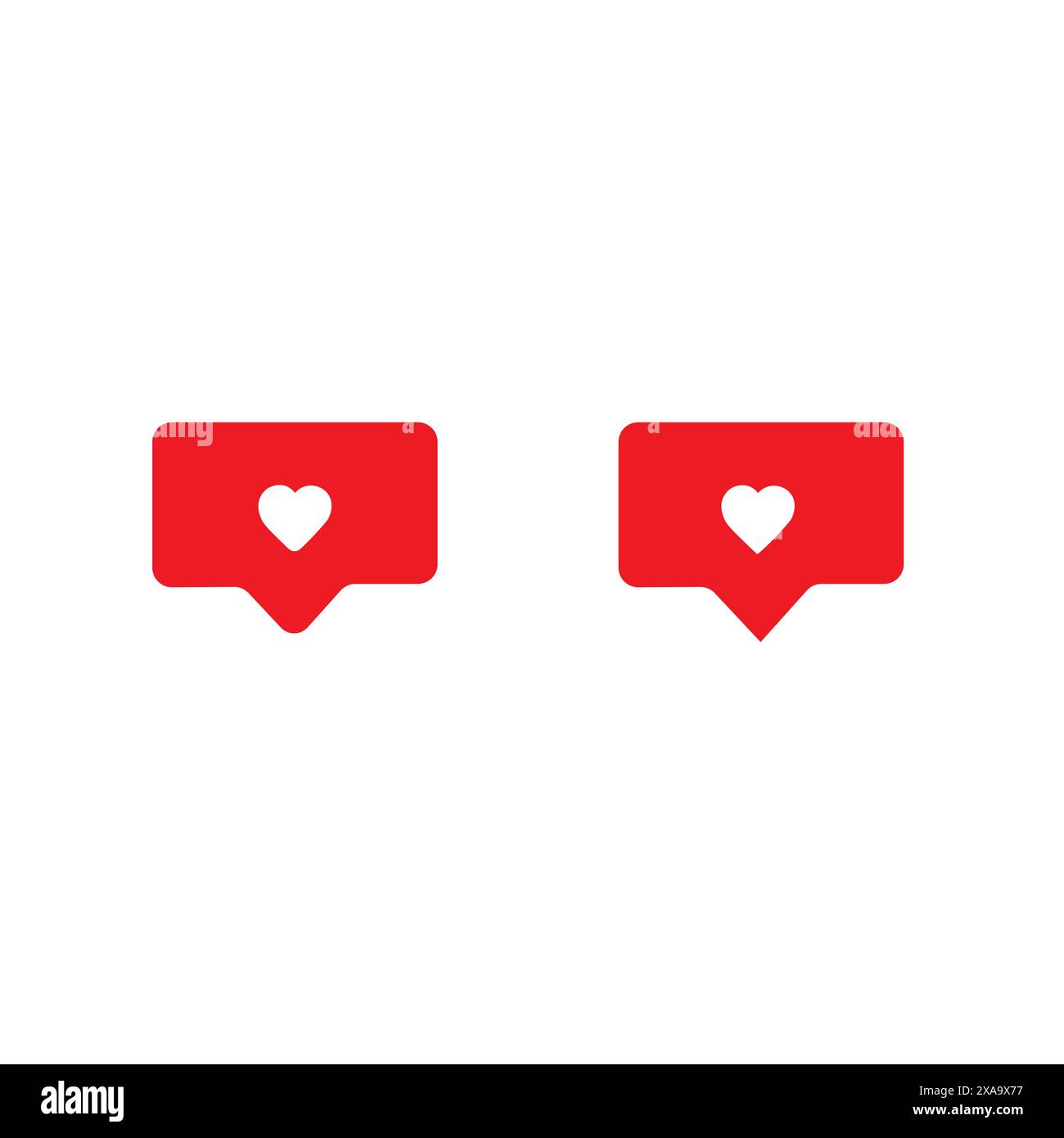 Heart ux icon Cut Out Stock Images & Pictures - Alamy