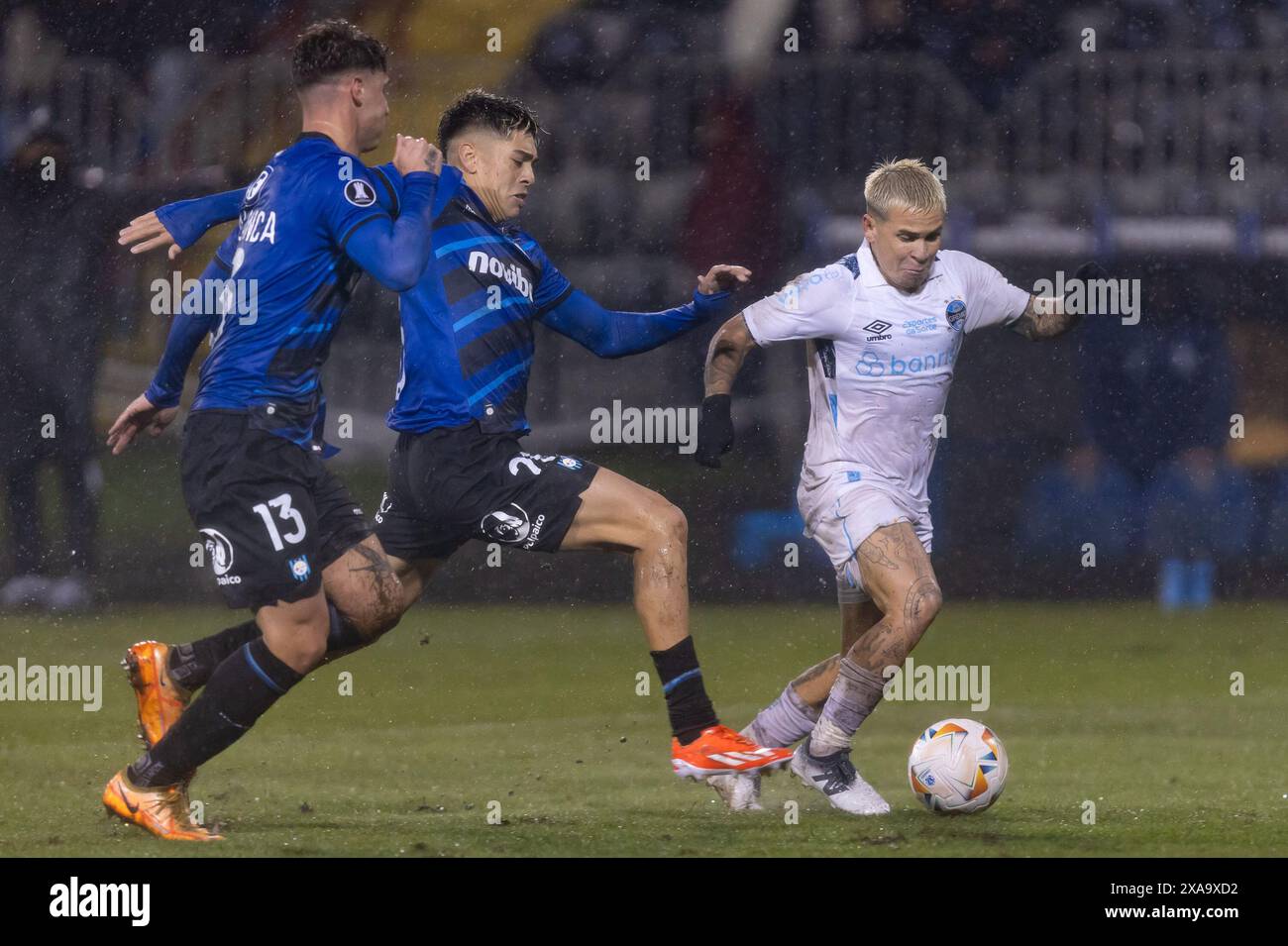 Talcahuano, Chile. 04th June, 2024. Cris Martinez, Renzo Malanca of ...