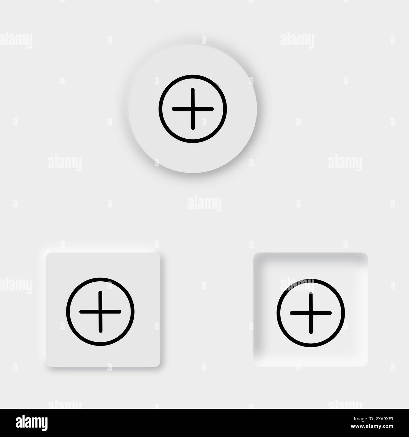 Add, plus, check icon, in solid and gradient color Stock Vector Image ...