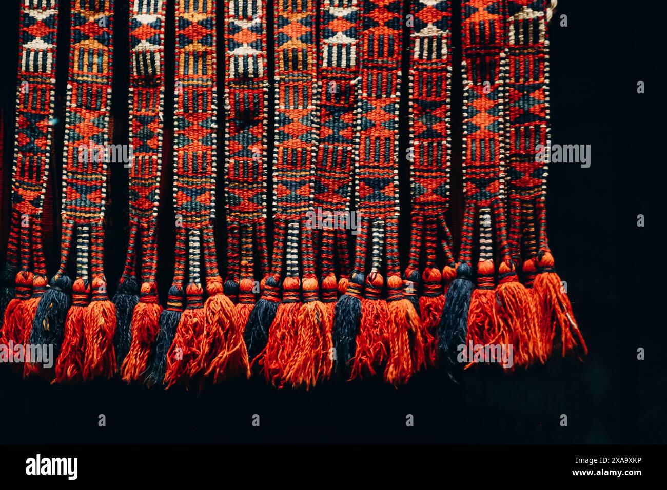Doha, Qatar - 1 May 2024: Traditional camel cape, at the Qatar History ...