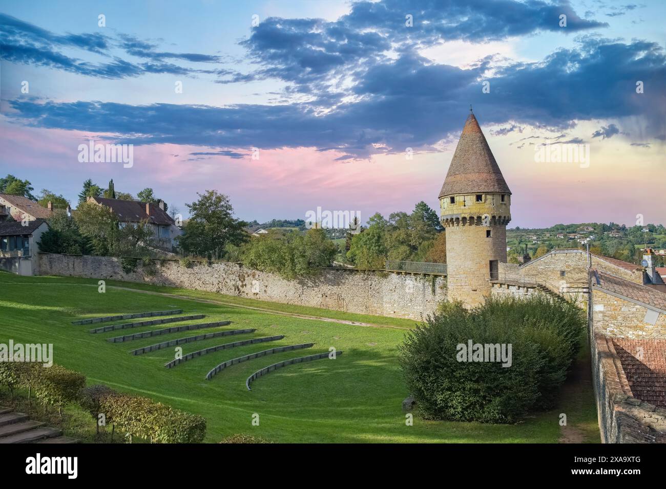 Cluny abbey, medieval monastery in Burgundy, France Stock Photo - Alamy