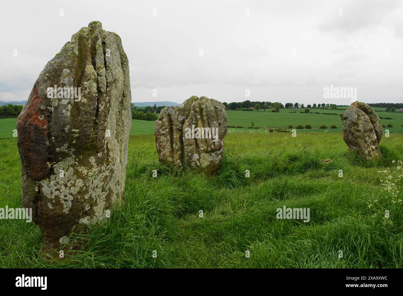 Duddu Five Stones in Northumberland, England, is a neolithic stone ...