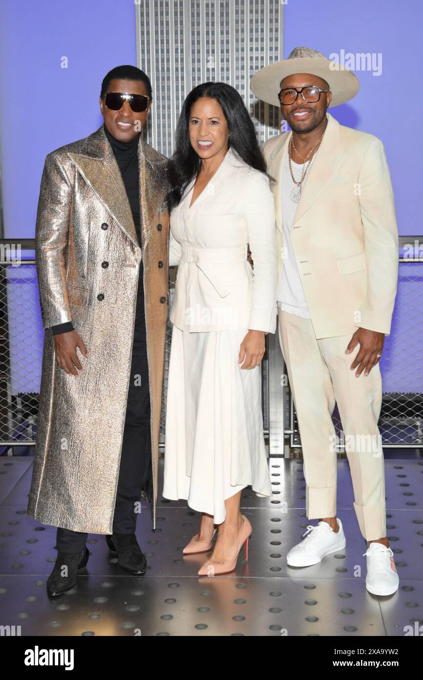 Kenneth ‘Babyface’ Edmonds, Apollo Theater President Michelle Ebanks ...