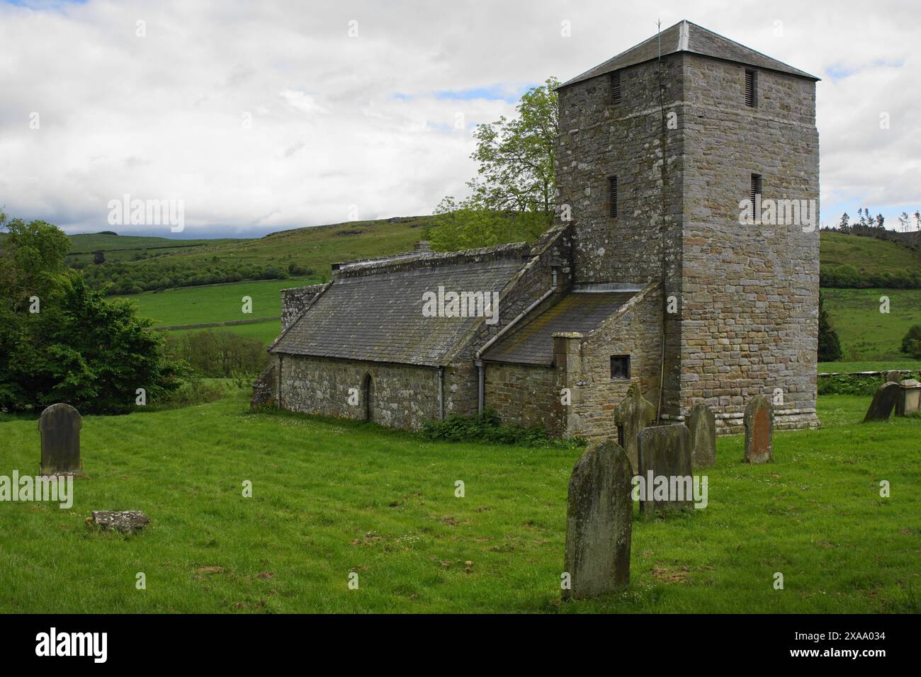 St John the Baptist's Church at Edlingham built by the Normans in the ...