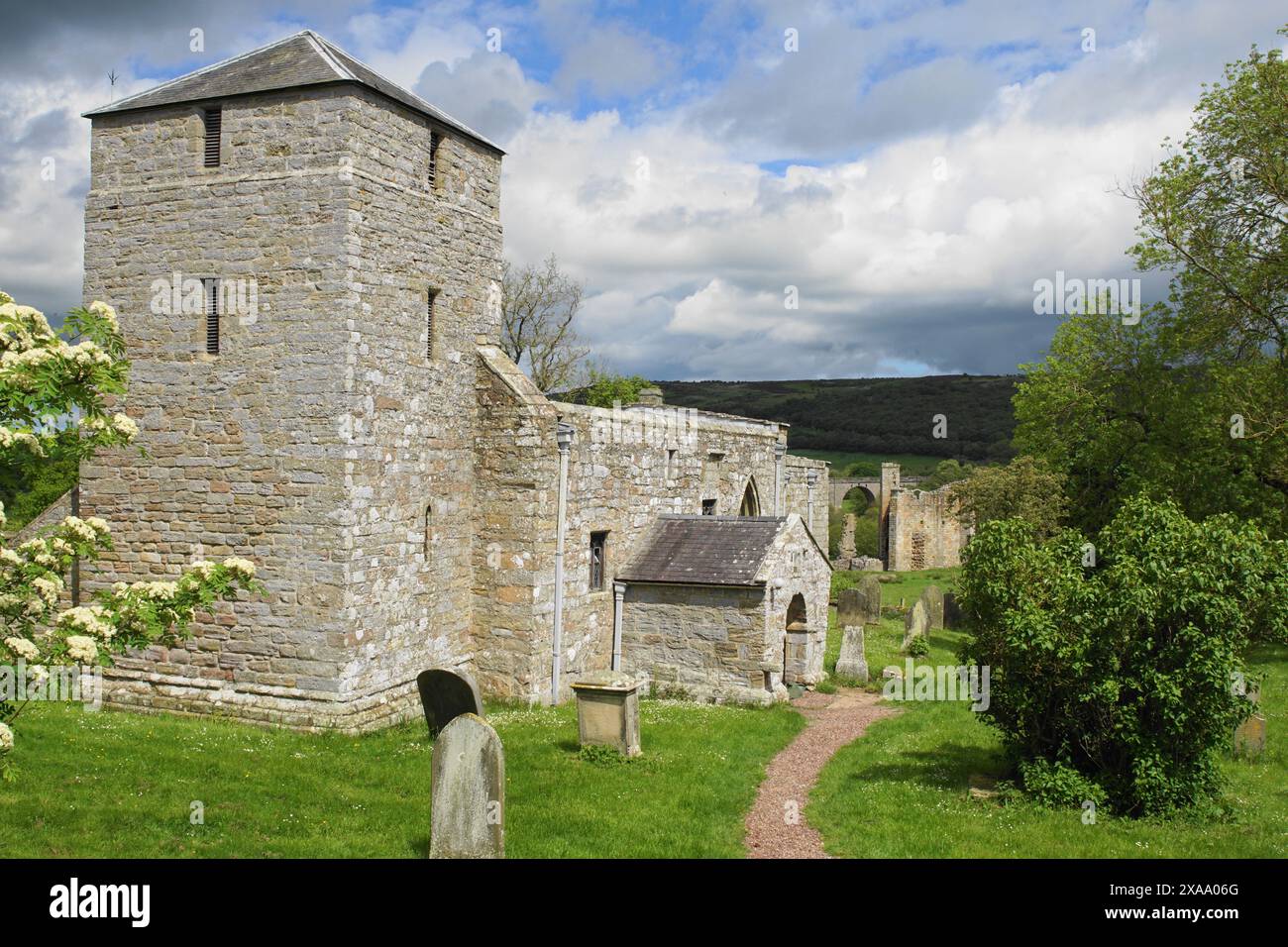 St John the Baptist's Church at Edlingham built by the Normans in the ...