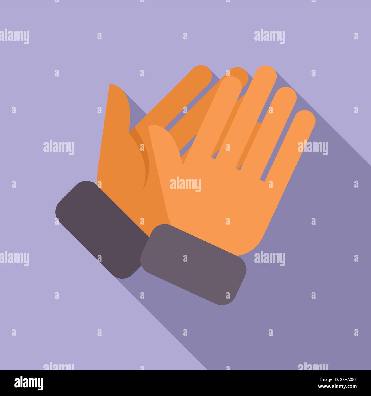 Person is clapping their hands together, creating a celebratory sound ...