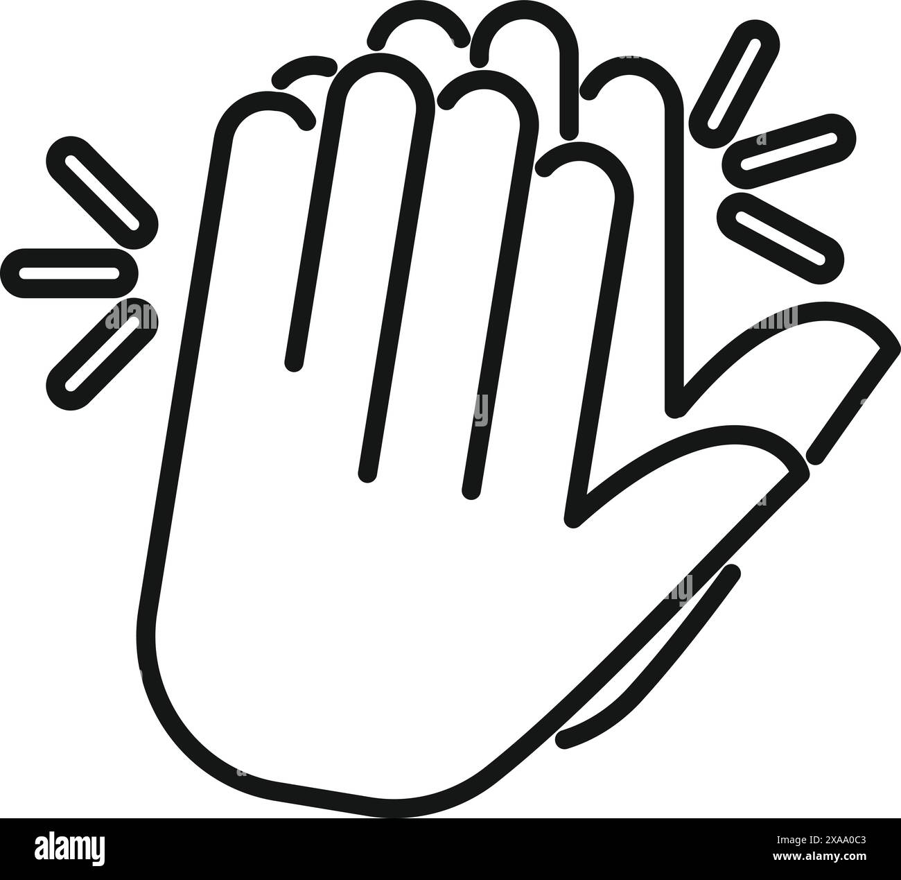 Someone is clapping their hands together, showing their approval Stock ...