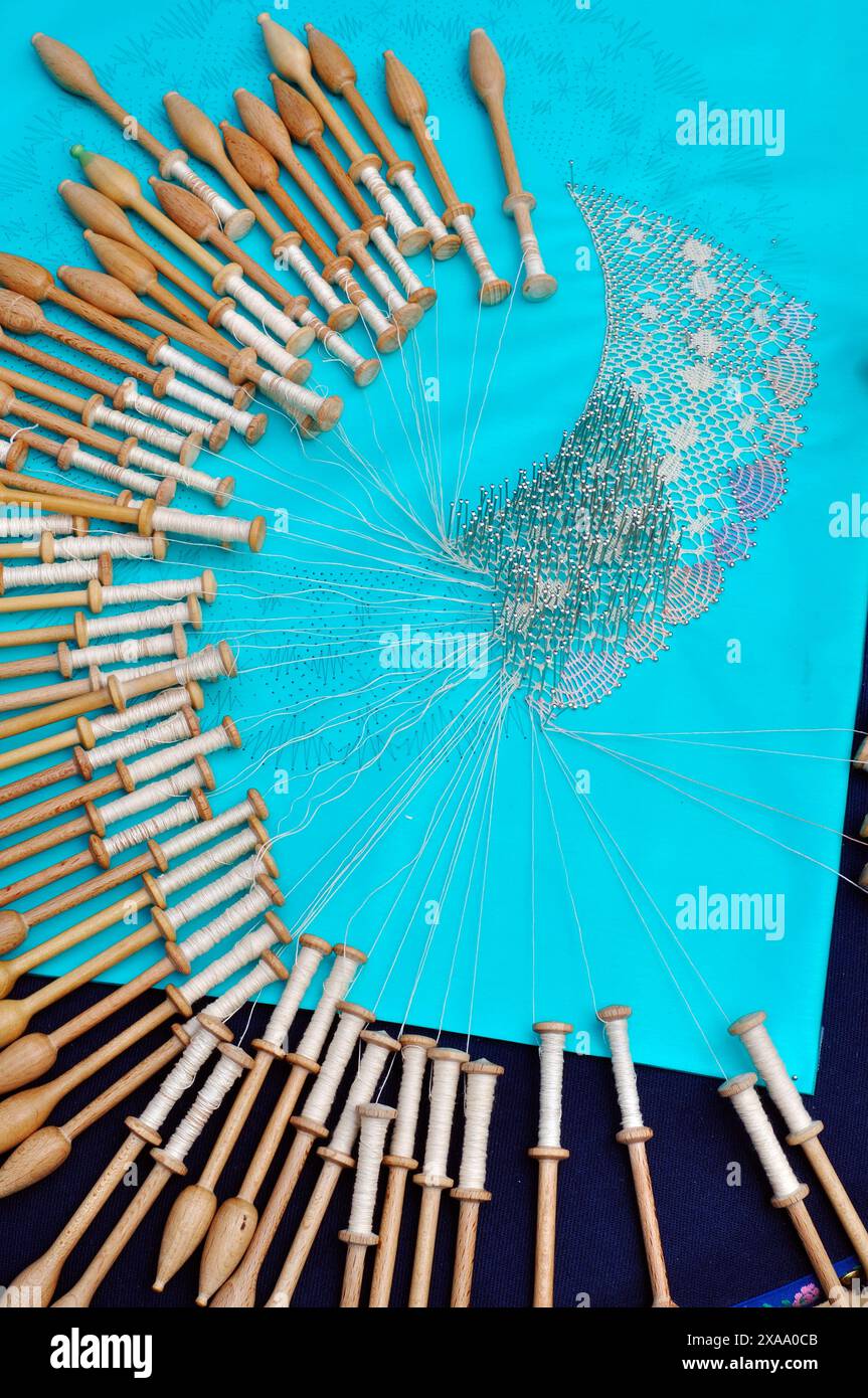 Belgium, Flanders, Bruges, Lace Stock Photo - Alamy