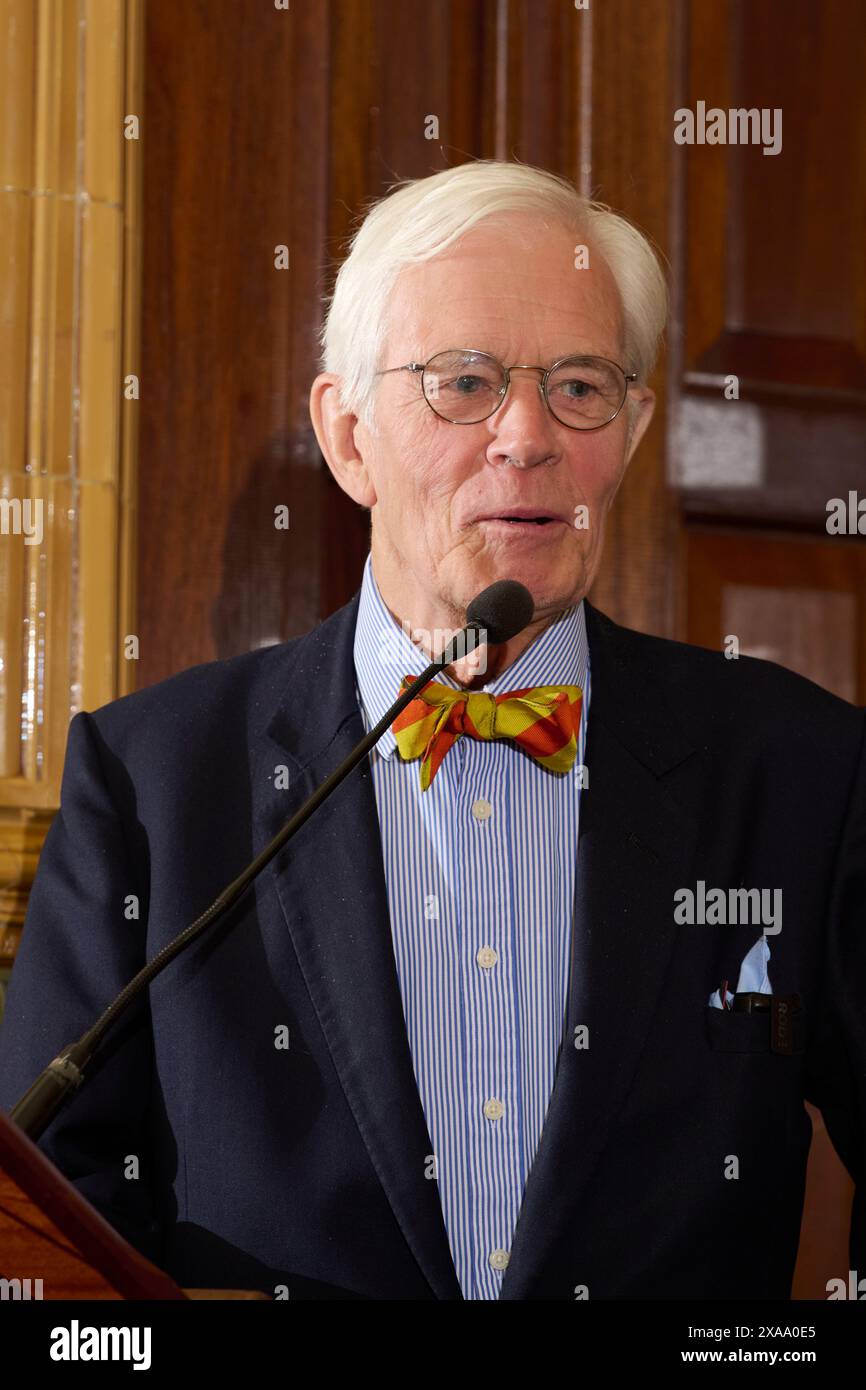 Geoffrey Wheatcroft at The Oldie Literary Lunch 04/06/24 Stock Photo ...