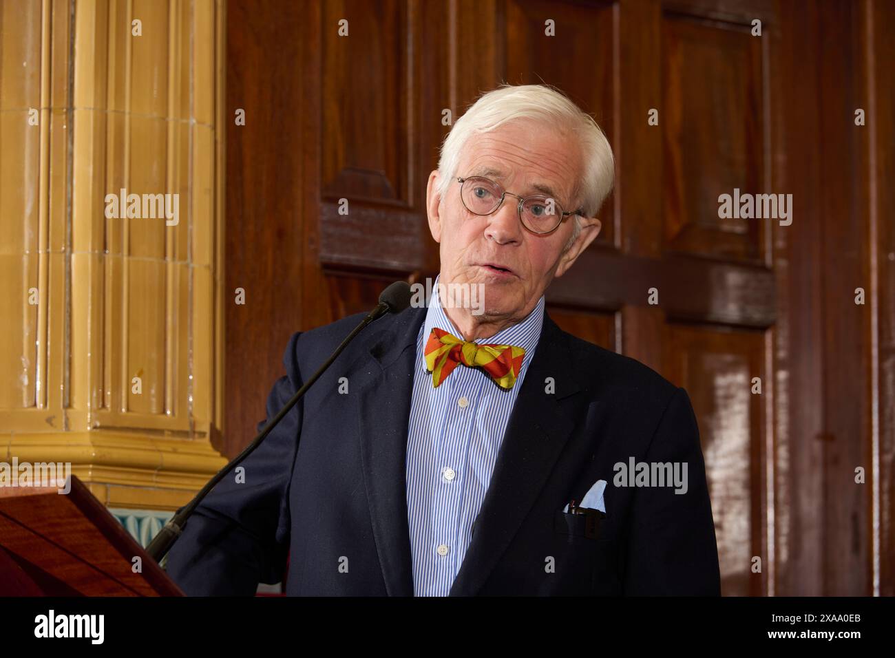 Geoffrey Wheatcroft at The Oldie Literary Lunch 04/06/24 Stock Photo ...