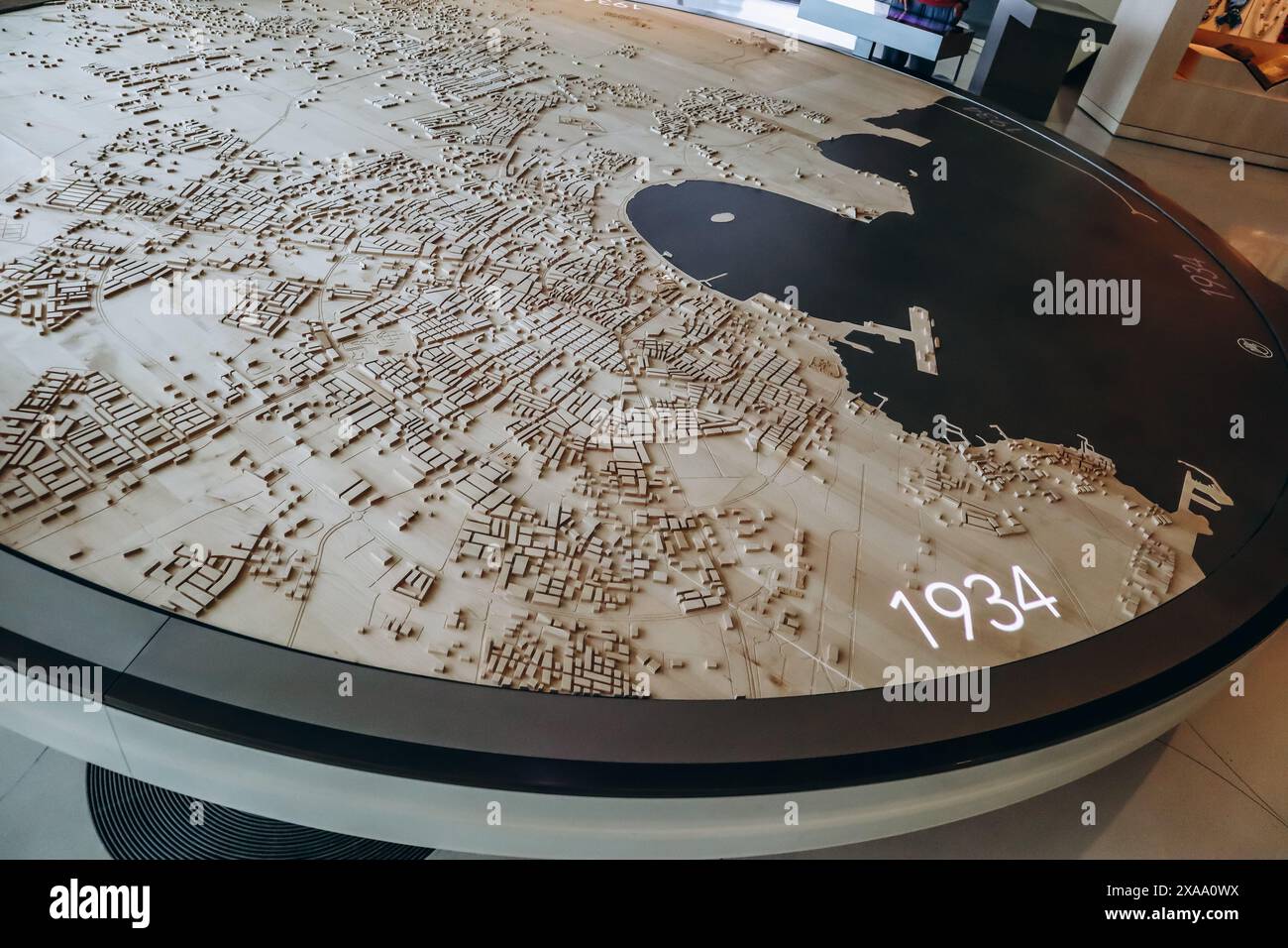 Doha, Qatar - 1 May 2024: Installation at the Qatar History Museum that ...
