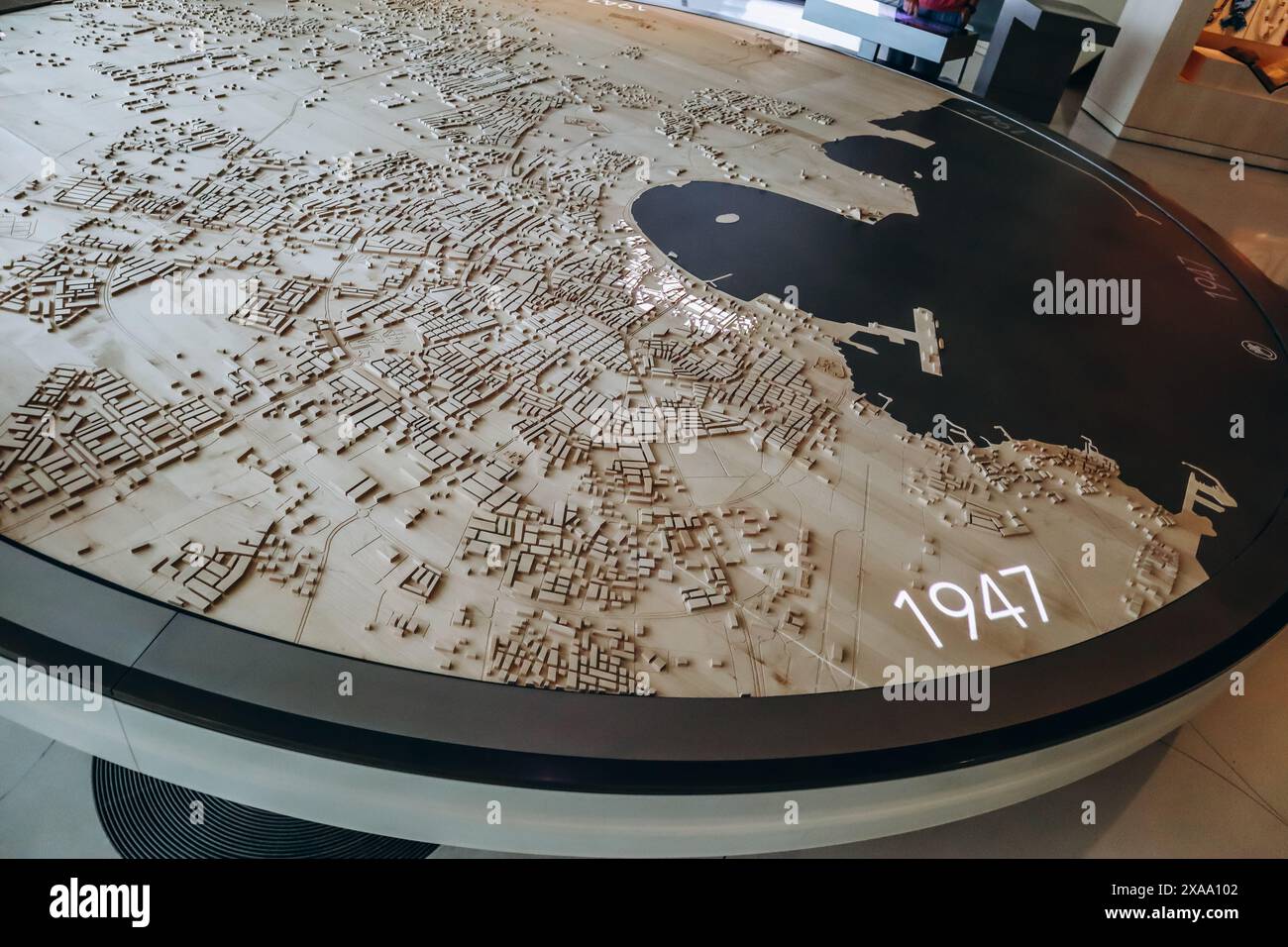 Doha, Qatar - 1 May 2024: Installation at the Qatar History Museum that ...