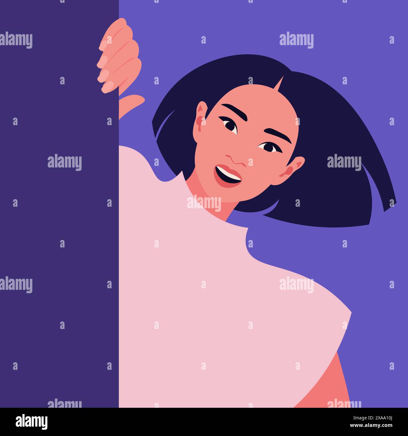 Peeks into Stock Vector Images - Alamy