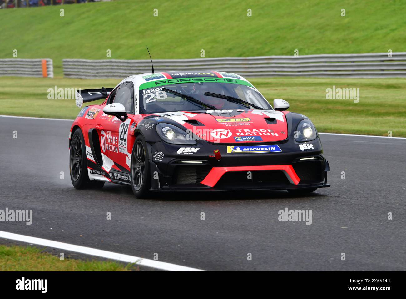 George Jaxon, Q Mix Concrete with JWB Motorsport, Porsche 718 Cayman ...