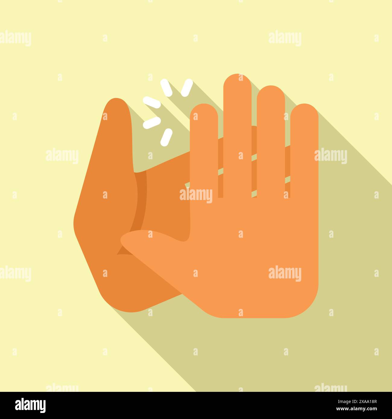 Slapping hand Stock Vector Images - Alamy