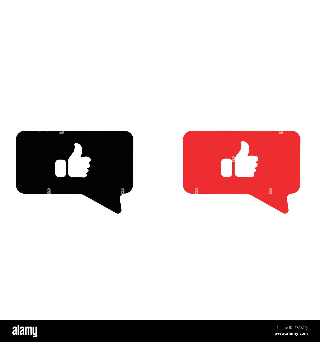 Like and dislike icon button Stock Vector Image & Art - Alamy
