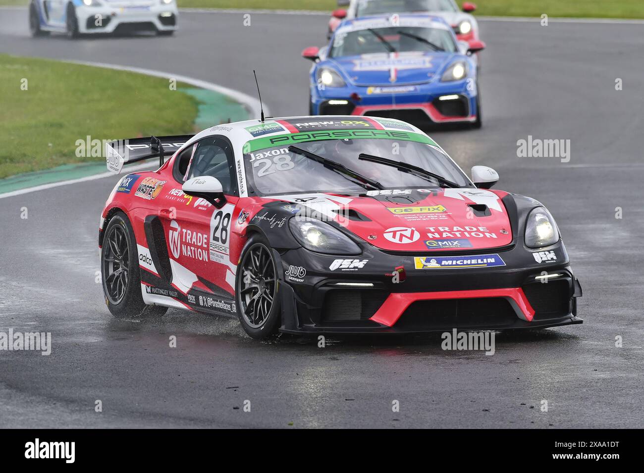 George Jaxon, Q Mix Concrete with JWB Motorsport, Porsche 718 Cayman ...