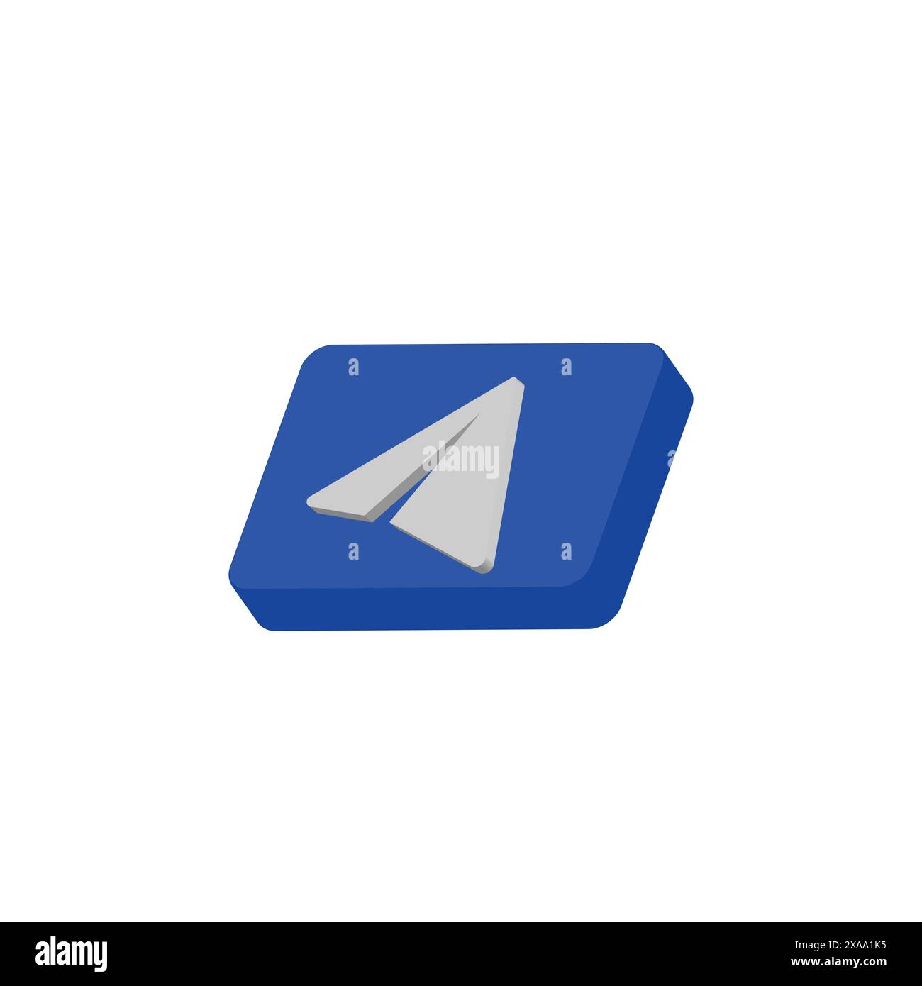 Telegram logo Stock Vector Images - Alamy