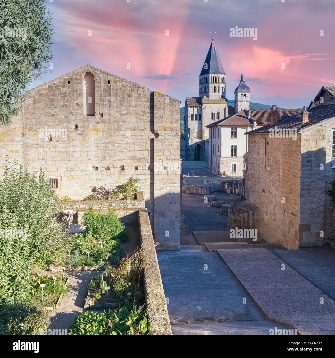 Abbey of cluny cathedral hi-res stock photography and images - Alamy