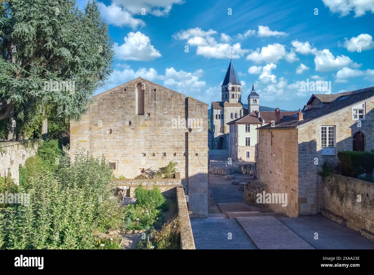 Cluny abbey, medieval monastery in Burgundy, France Stock Photo - Alamy