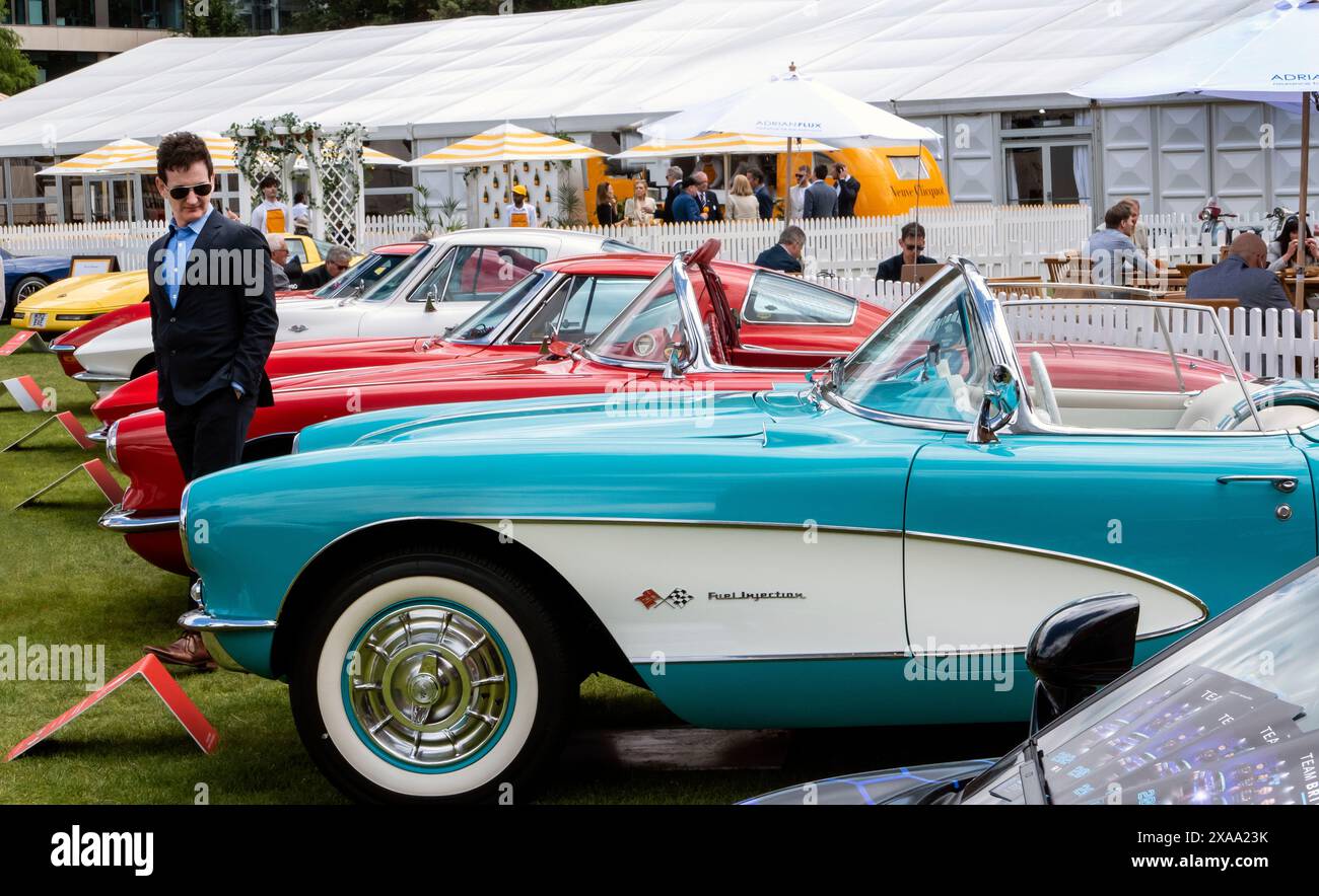 1957 Chevrolet Corvette C1 at the 2024 London Concours at the ...