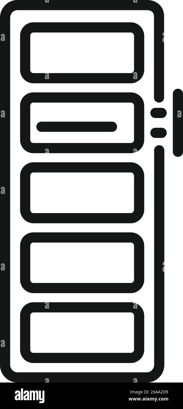 Blade server rack Cut Out Stock Images & Pictures - Alamy