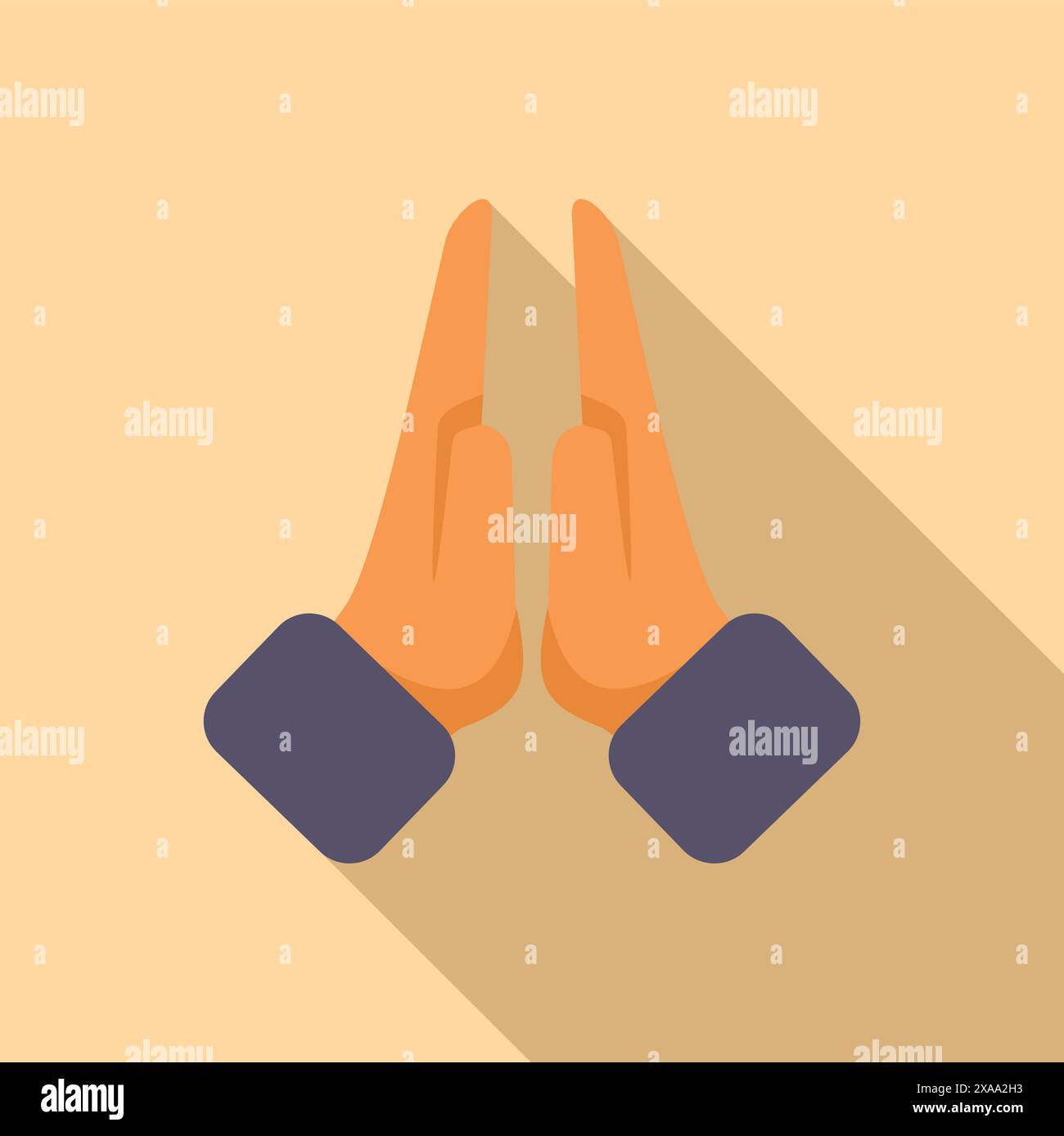 Symbolizing hope and devotion, praying hands represent a universal ...