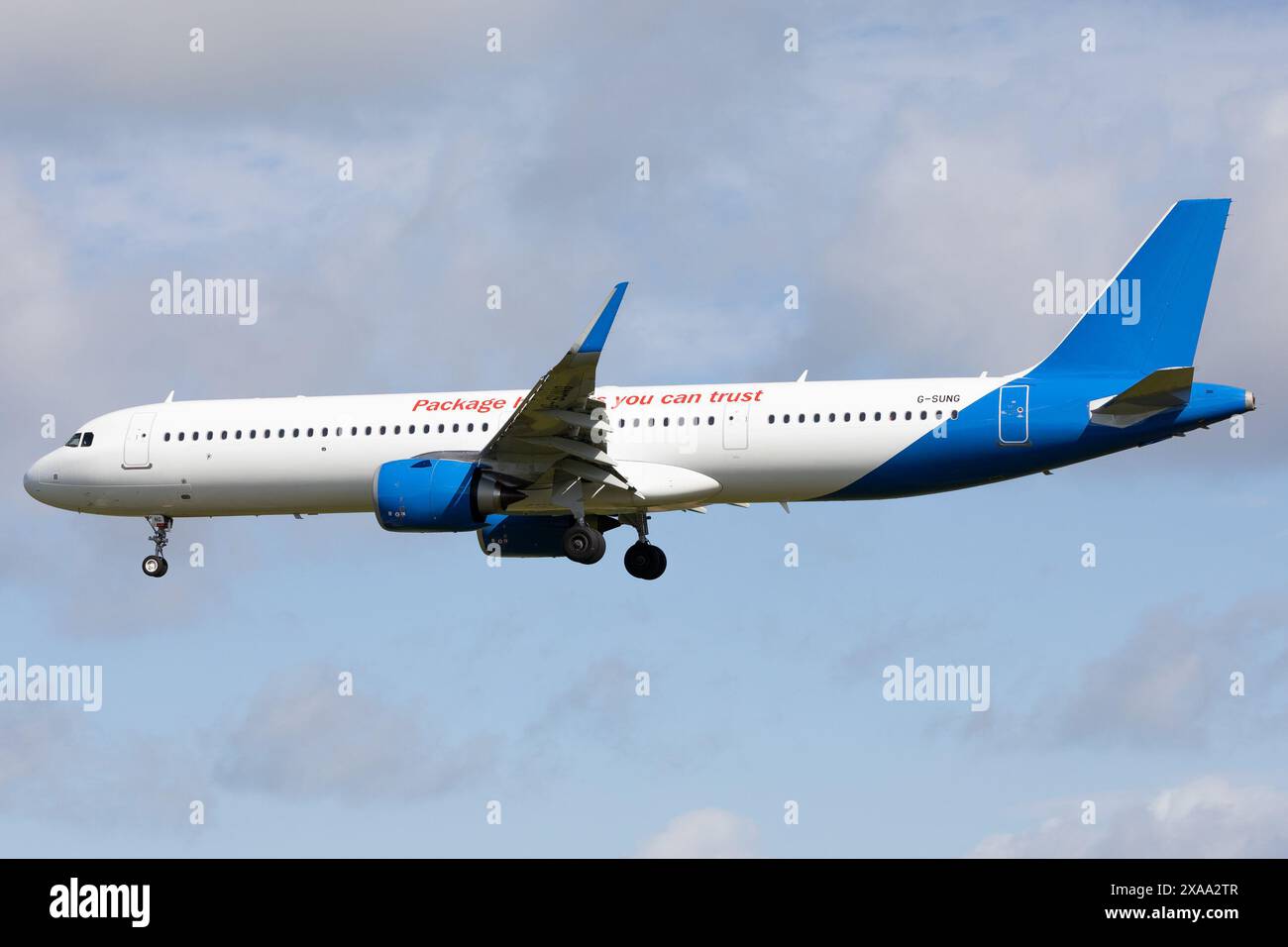 A Jet2 Airbus A321 at Newcastle Airport, England on Wednesday 5th June ...