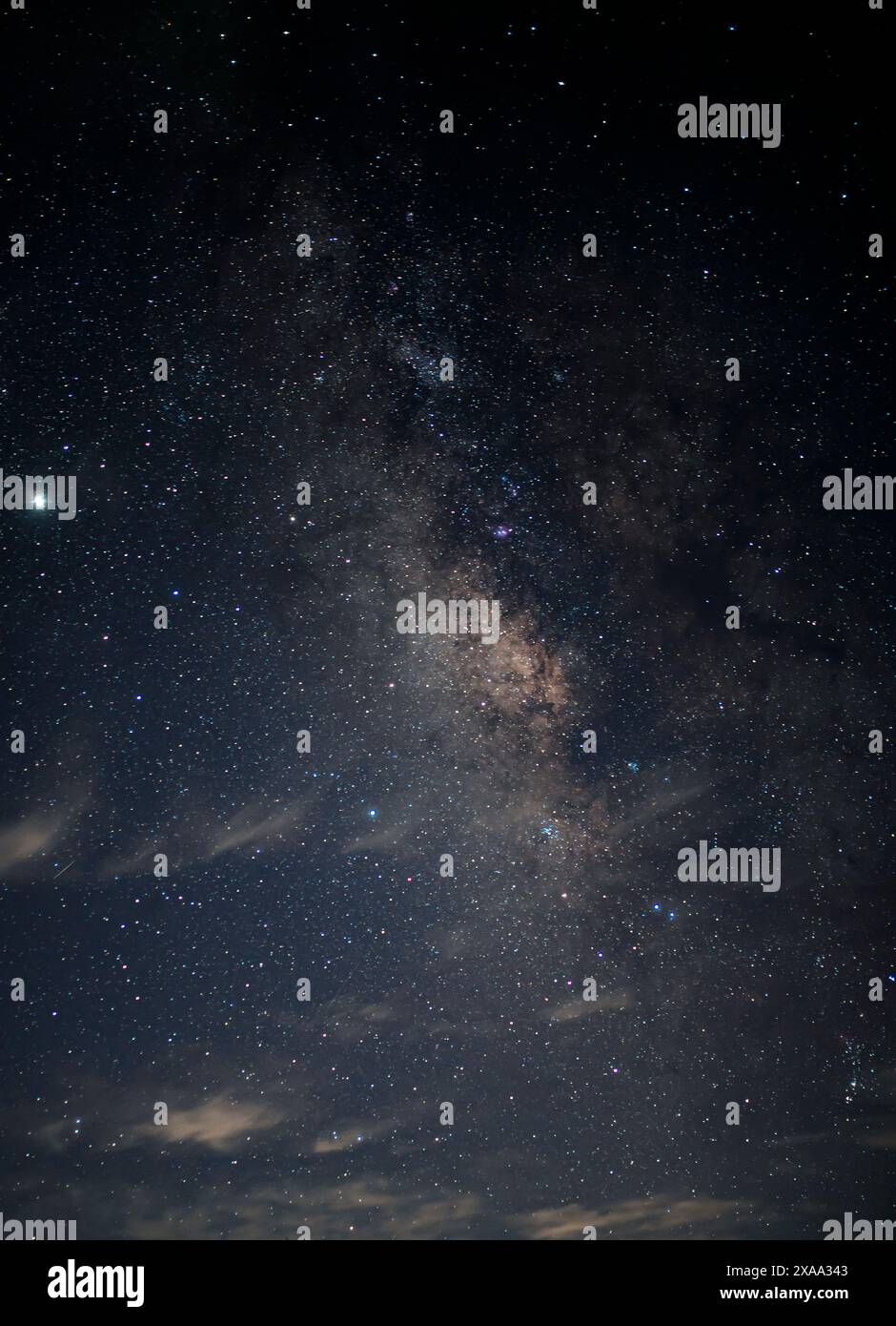 The Milky Way and Starry Sea in the Night Sky Stock Photo - Alamy