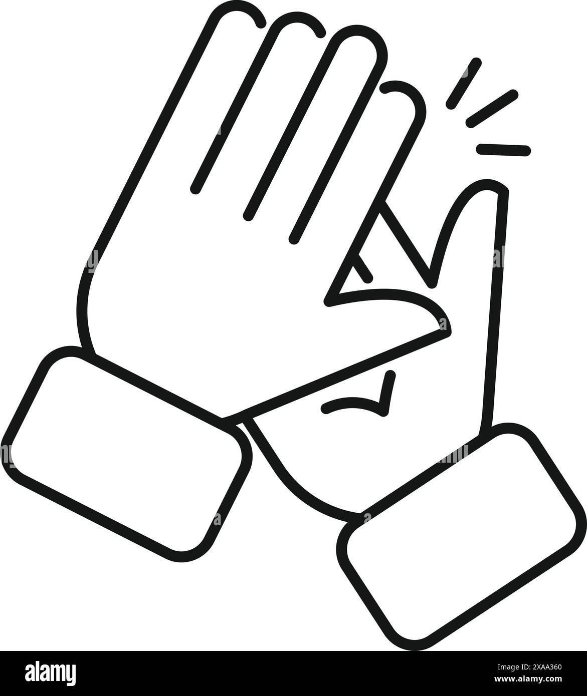 Two business partners celebrating their success with a high five Stock ...