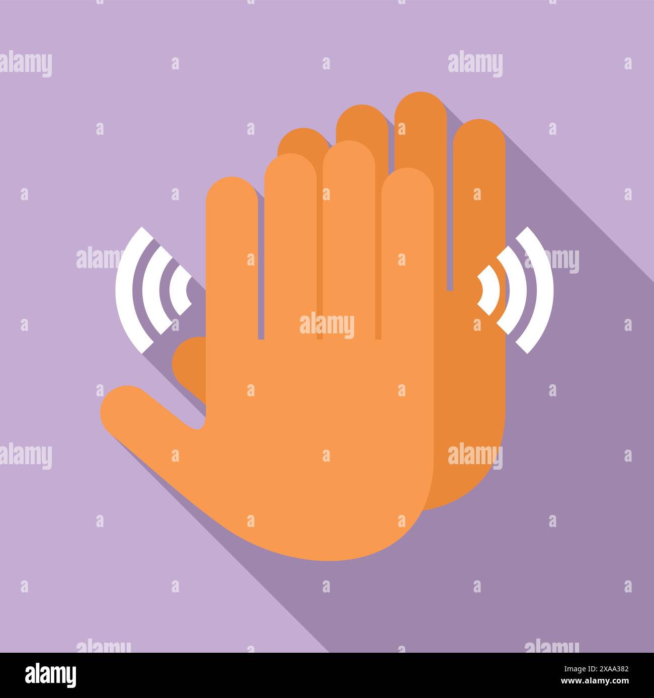 Applause icon motion background design hi-res stock photography and images - Alamy