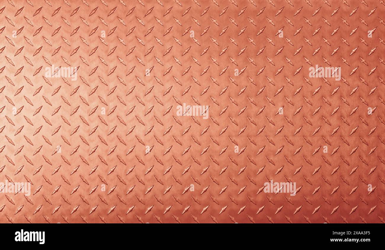 bronze texture with diamond embossed, copper metal background Stock ...