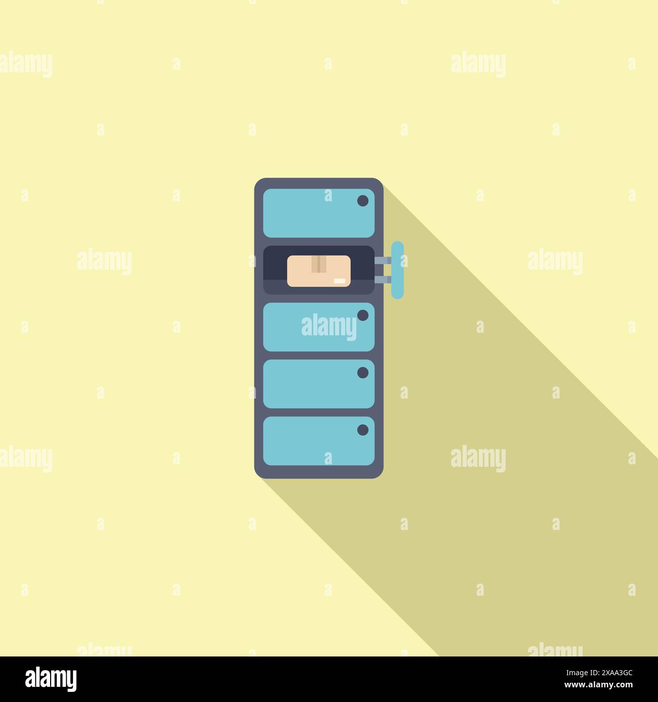 Automated parcel locker providing a secure and contactless way for ...