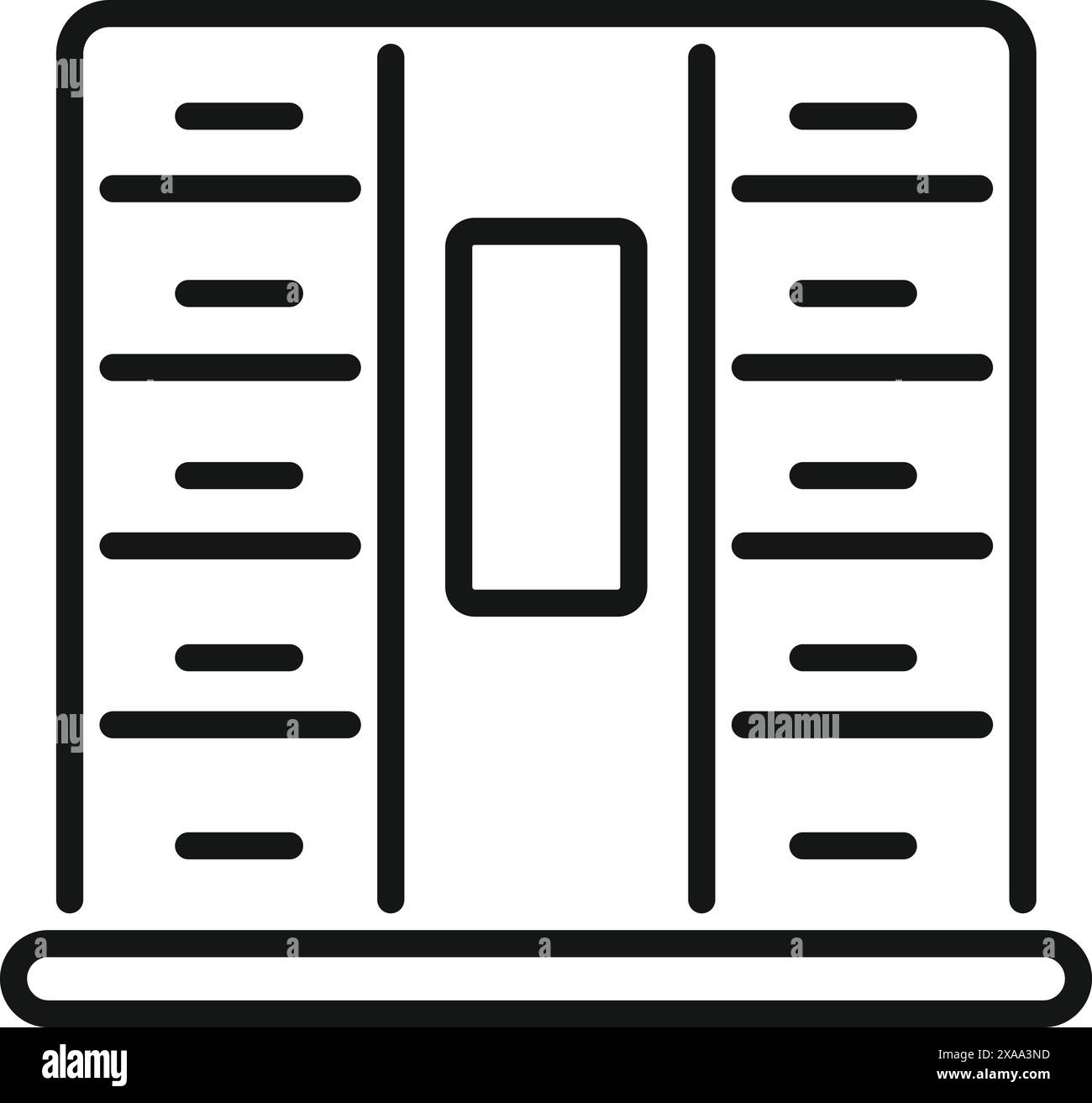 Large server rack is storing and processing data Stock Vector Image ... Large server rack is storing and processing data Stock Vector Image ...