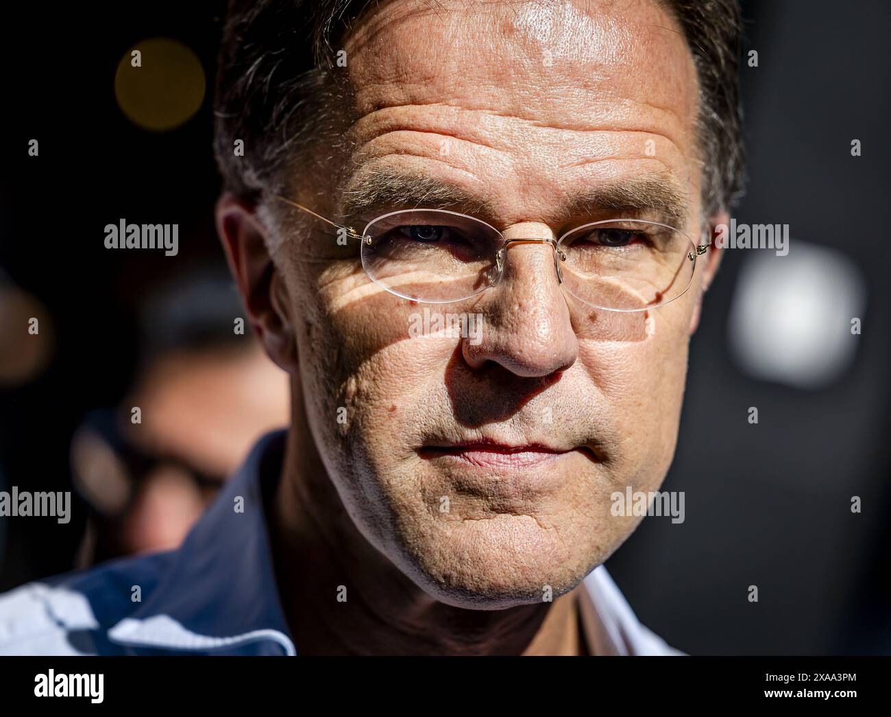 THE HAGUE - Mark Rutte (VVD) campaigns for the European Parliament ...