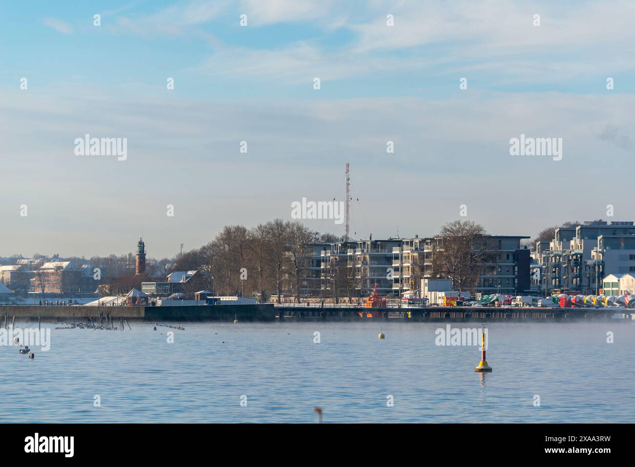 Kiel, city quarter Holtenau, populat living quarter with modern ...